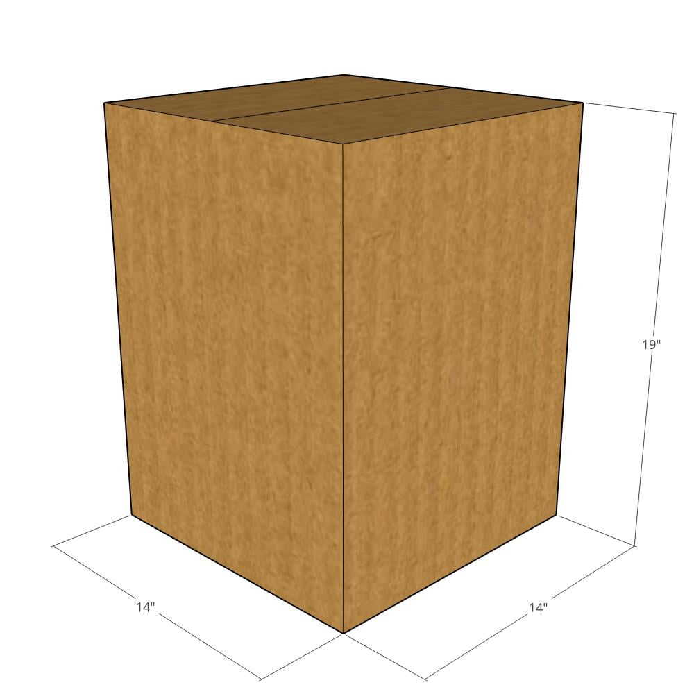 5 Corrugated Boxes 14x14x19 32 ECT - New for Packing or Shipping Needs ...