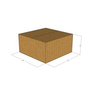 General Supply Brown Corrugated - Fixed-Depth Shipping Boxes, 16l x 12w ...