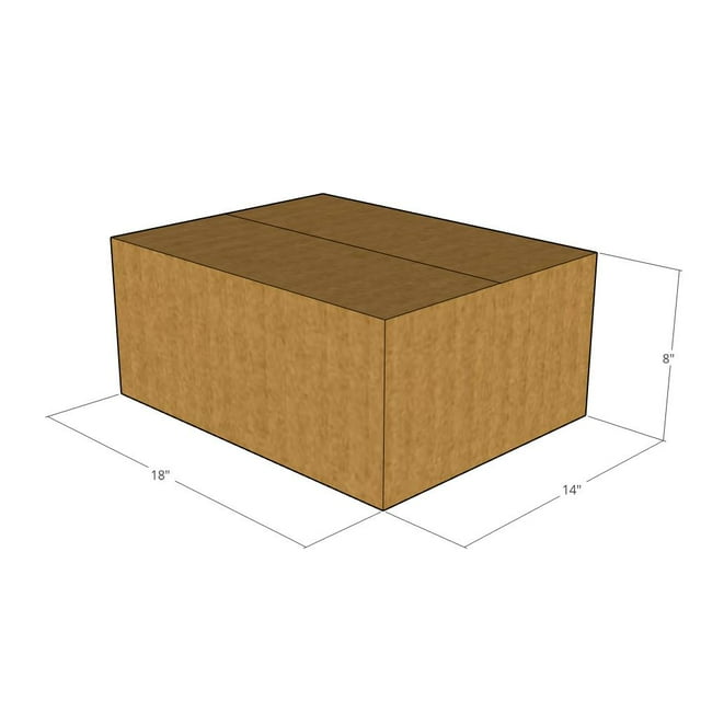5 Corrugated Boxes 18x14x8 32 ECT - New for Packing or Shipping Needs ...