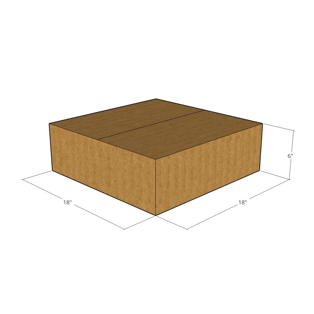 5 Corrugated Boxes 18x18x6 32 ECT - New for Packing or Shipping Needs ...