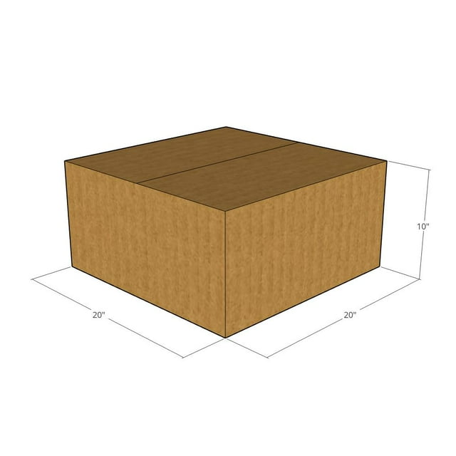 5 Corrugated Boxes 20x20x10 32 ECT - New for Packing or Shipping Needs ...