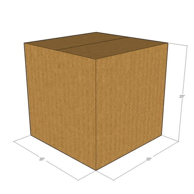 5 Corrugated Boxes 20x20x20 32 ECT - New for Packing or Shipping Needs ...