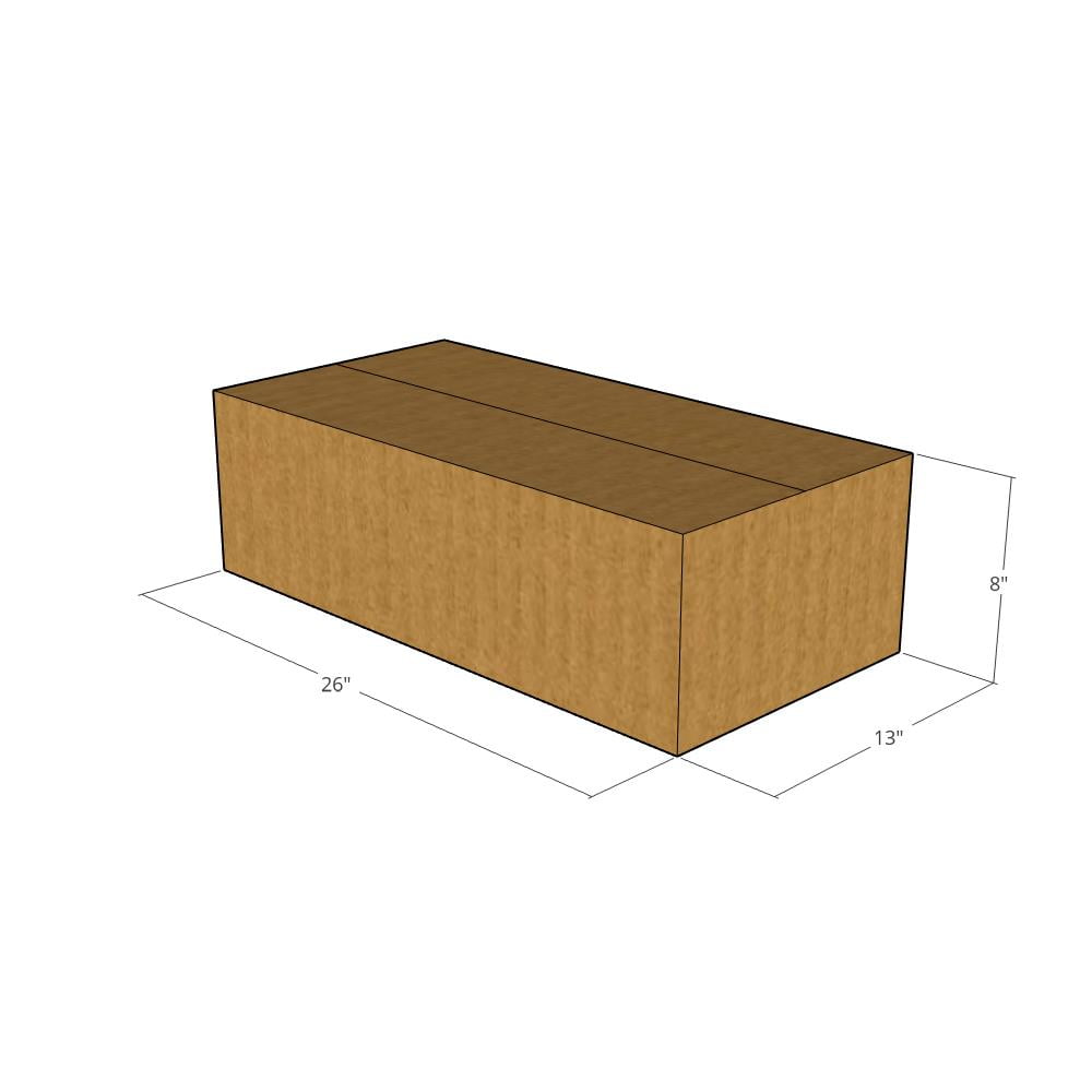 5 Corrugated Boxes 26x13x8 32 ECT - New for Packing or Shipping Needs ...