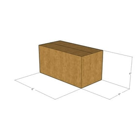 Office Depot 9x4x4 Shipping Boxes, 32 ECT, Brown, 25/Bundle, Recycled ...