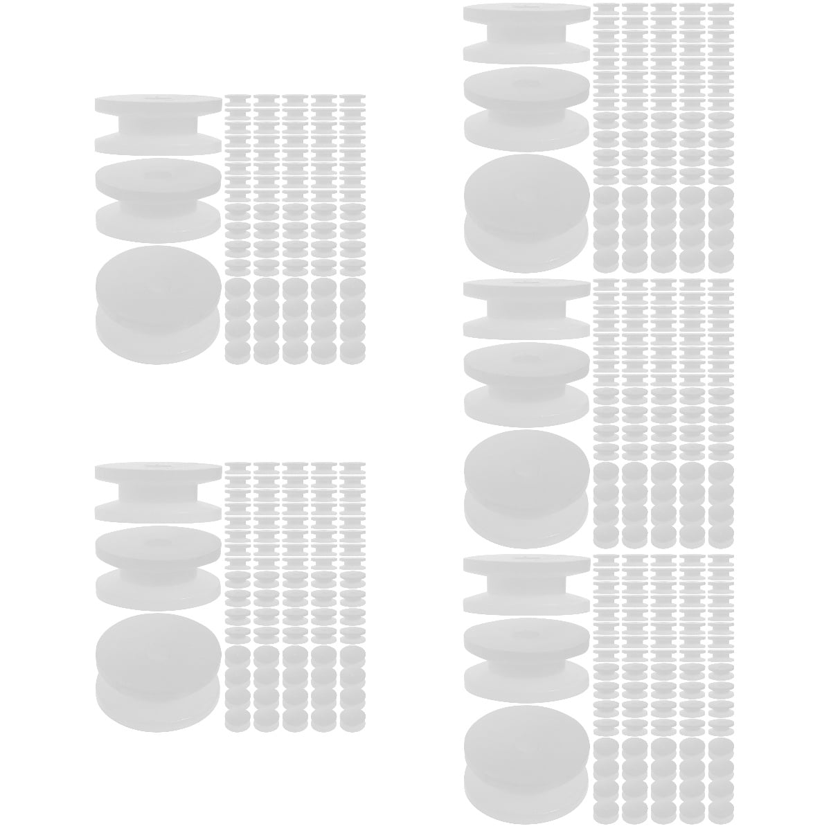 5 Count Airplane Toys Cable Pulley Gear Professional Practical Wheel ...