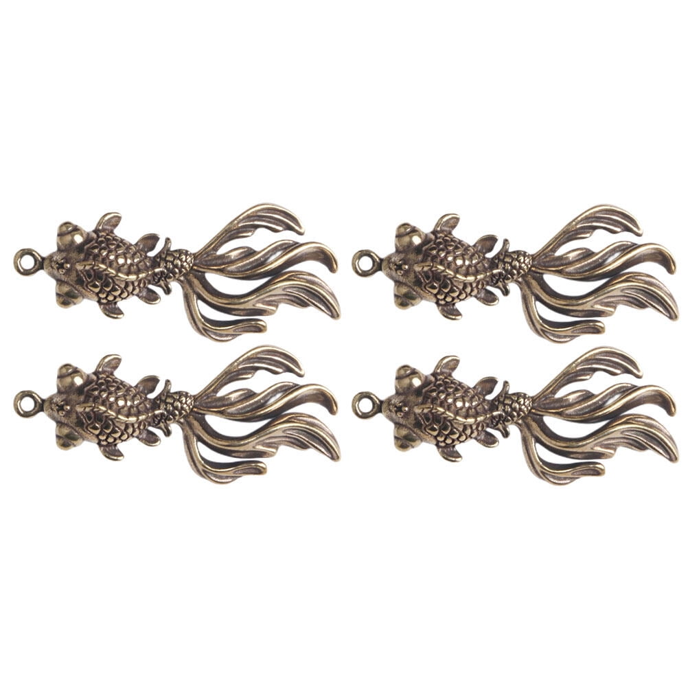 5 Count Bangle Small Goldfish Pendant DIY Decorative Keychain - Walmart.com