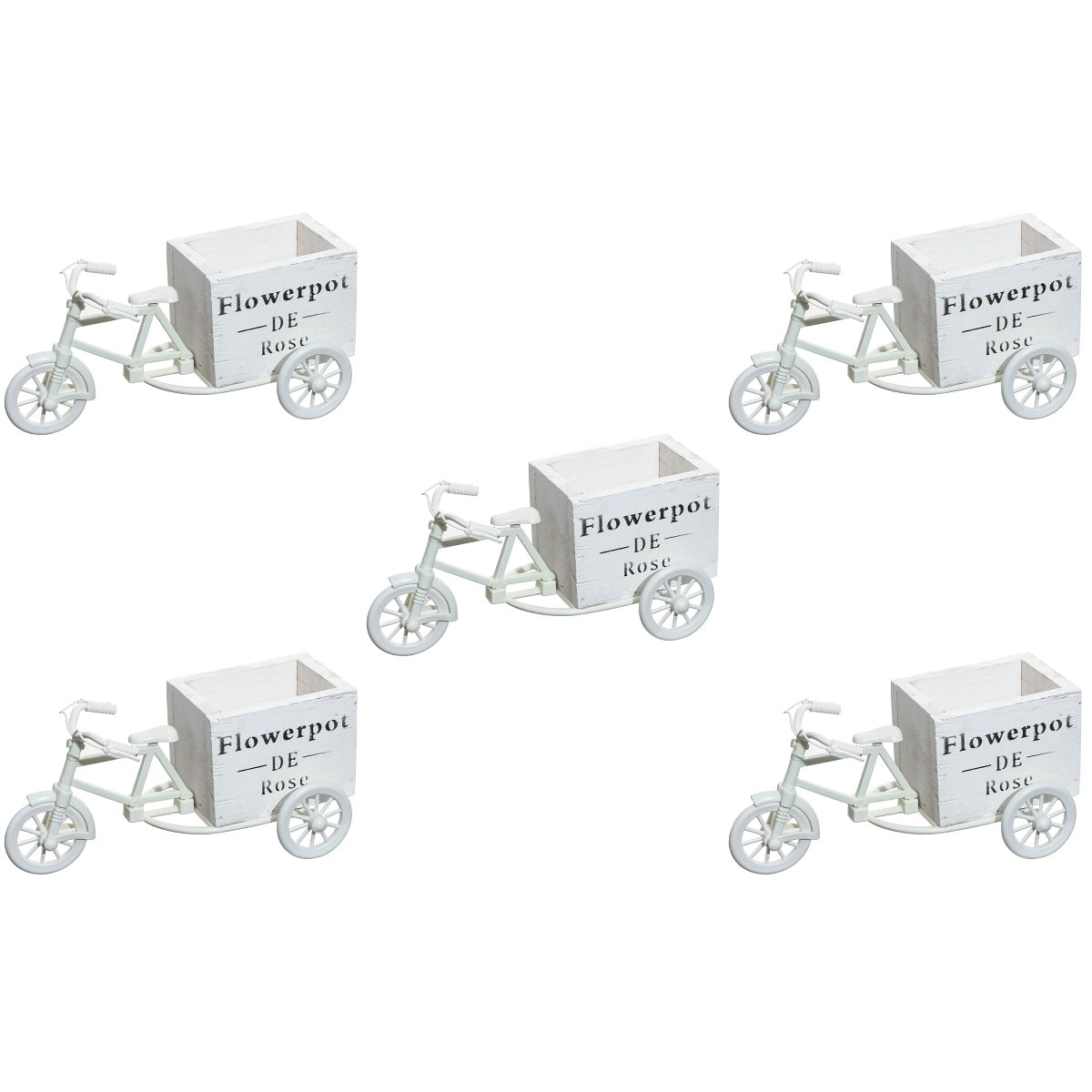 5 Count Bicycle Stand Decoration Plant Shelf Indoor Mini Bike Rack ...