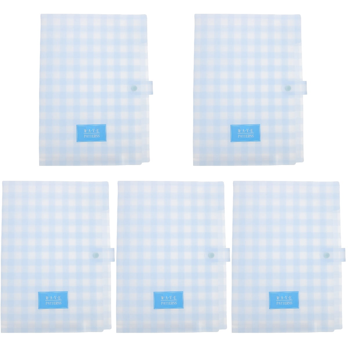MOKKHNB PP File Folder Blue Large Capacity File Keeper For Students ...