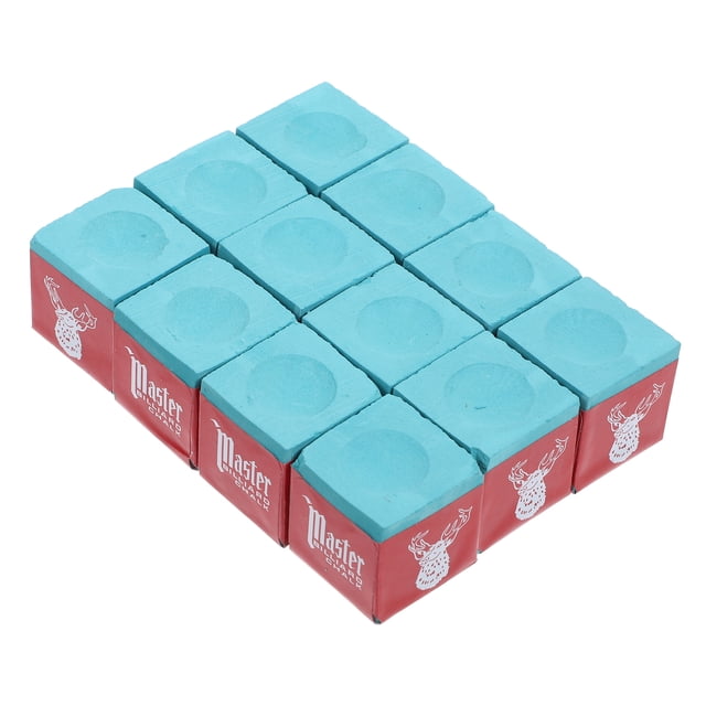 5 Count Billiard Cue Chalk Pool Powder Hand Puck Tin - Walmart Business ...