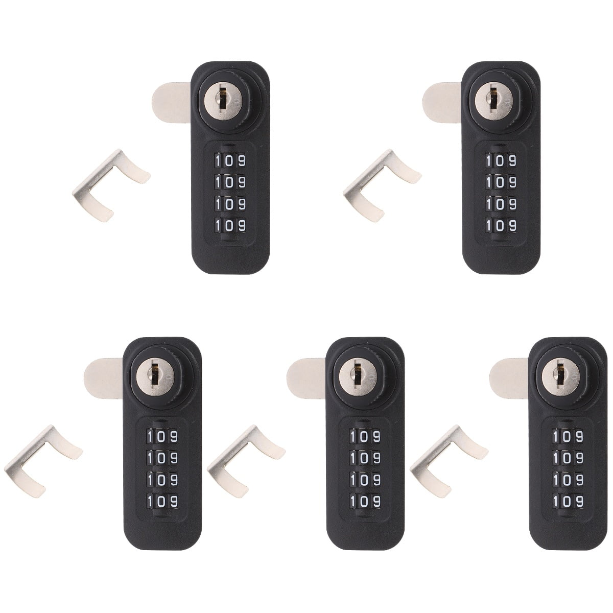 5 Count Cabinet Latch Combination Lock Cabinet Door Lock Cabinet Lock 7 ...