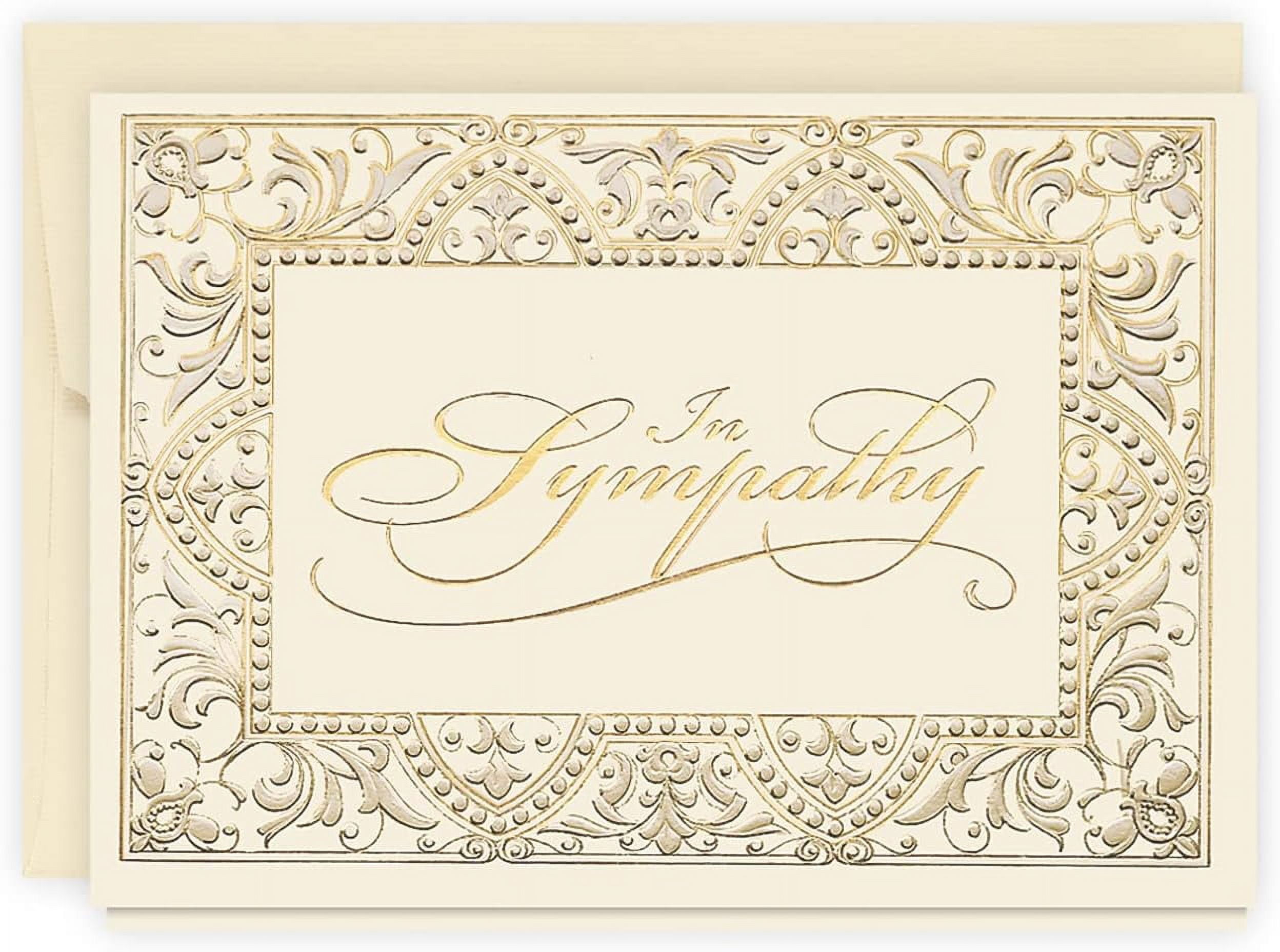 5 Count Card Pack, Sympathy Cards with Pearl Lined Envelopes ( Sympathy ...