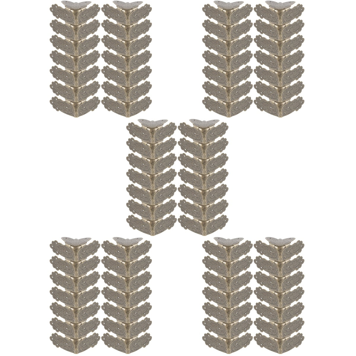 5 Count Child Proof Corner Protectors Tin Wrap Chest Vintage - Walmart.com