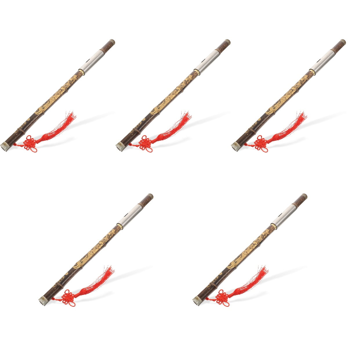 5 Count Chinese Woodwind Instrument Musical Instruments Flute Student ...