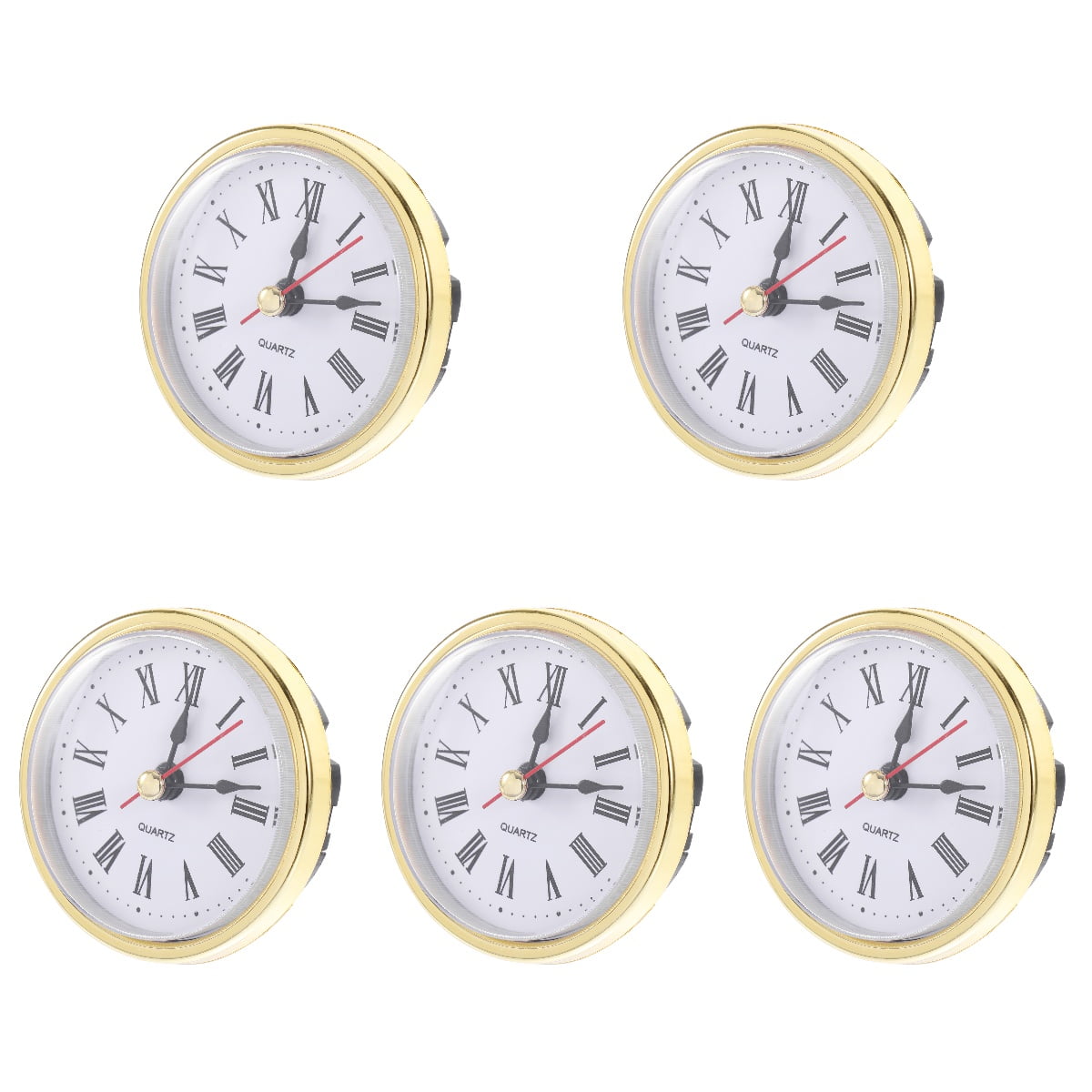 5 Count Clock Parts Vintage Head Mechanism M2188 Movement Faces Travel ...