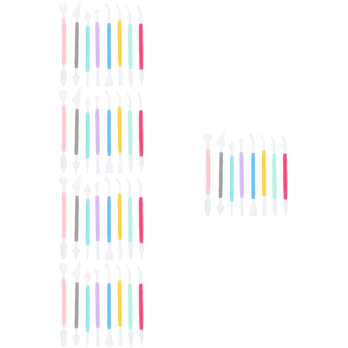 5 Count Colored Clay Polymer Tools Pottery Wheel for Adults - Walmart.com