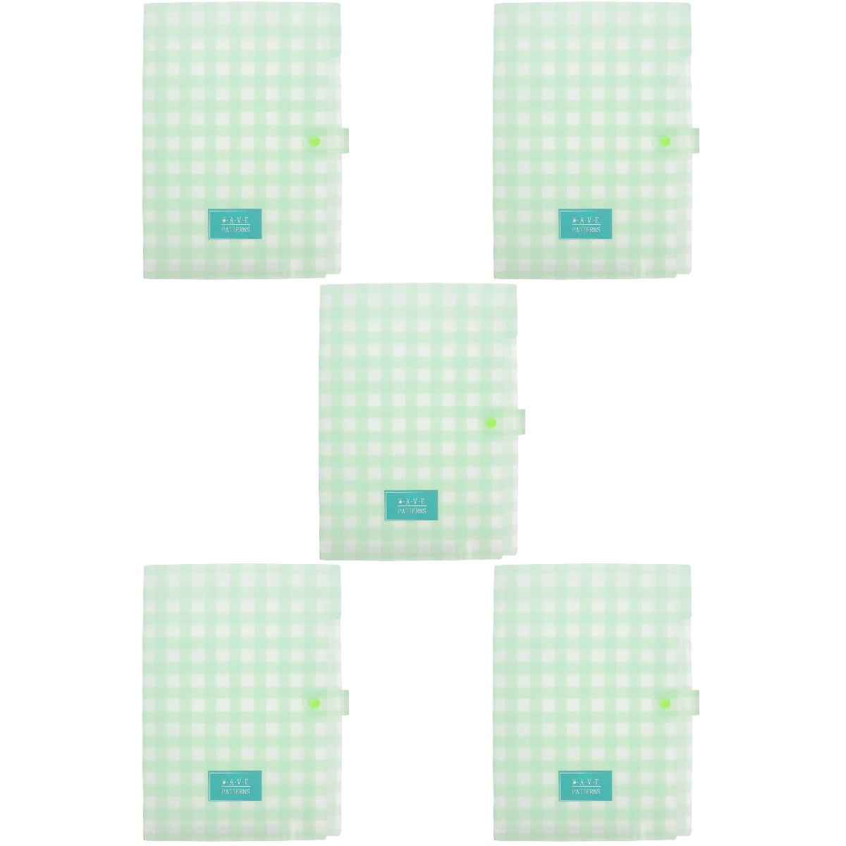 5 Count Compactor Boxes File Holder Receipt Organizers Bag Student ...