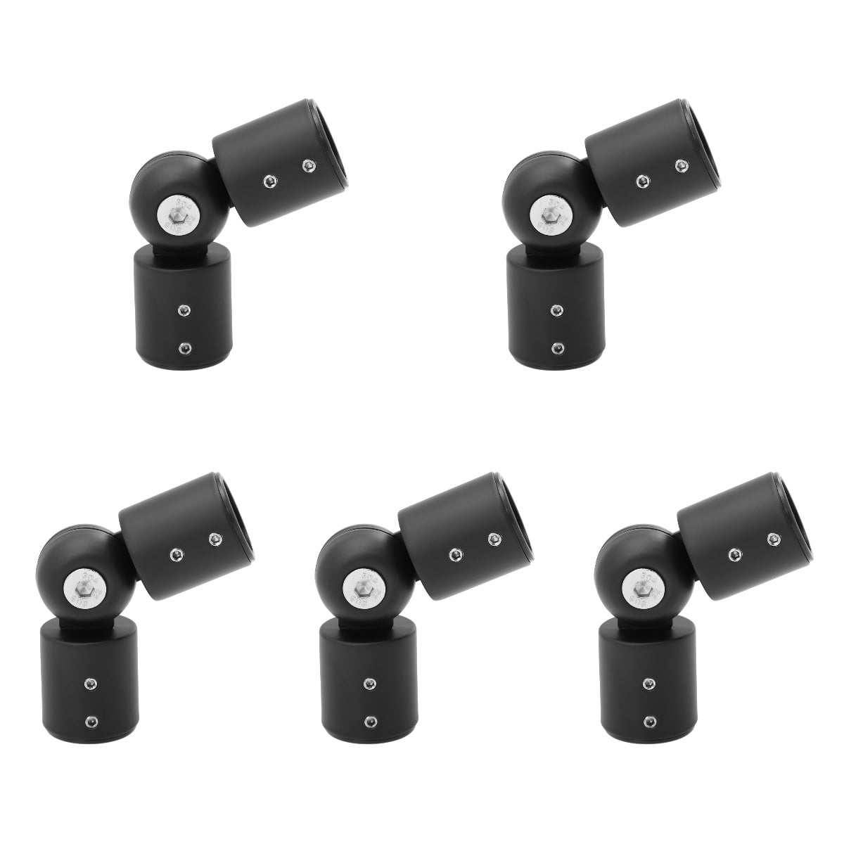 5 Count Connectors Curtain Rod Corner Connection Adjustable - Walmart.com