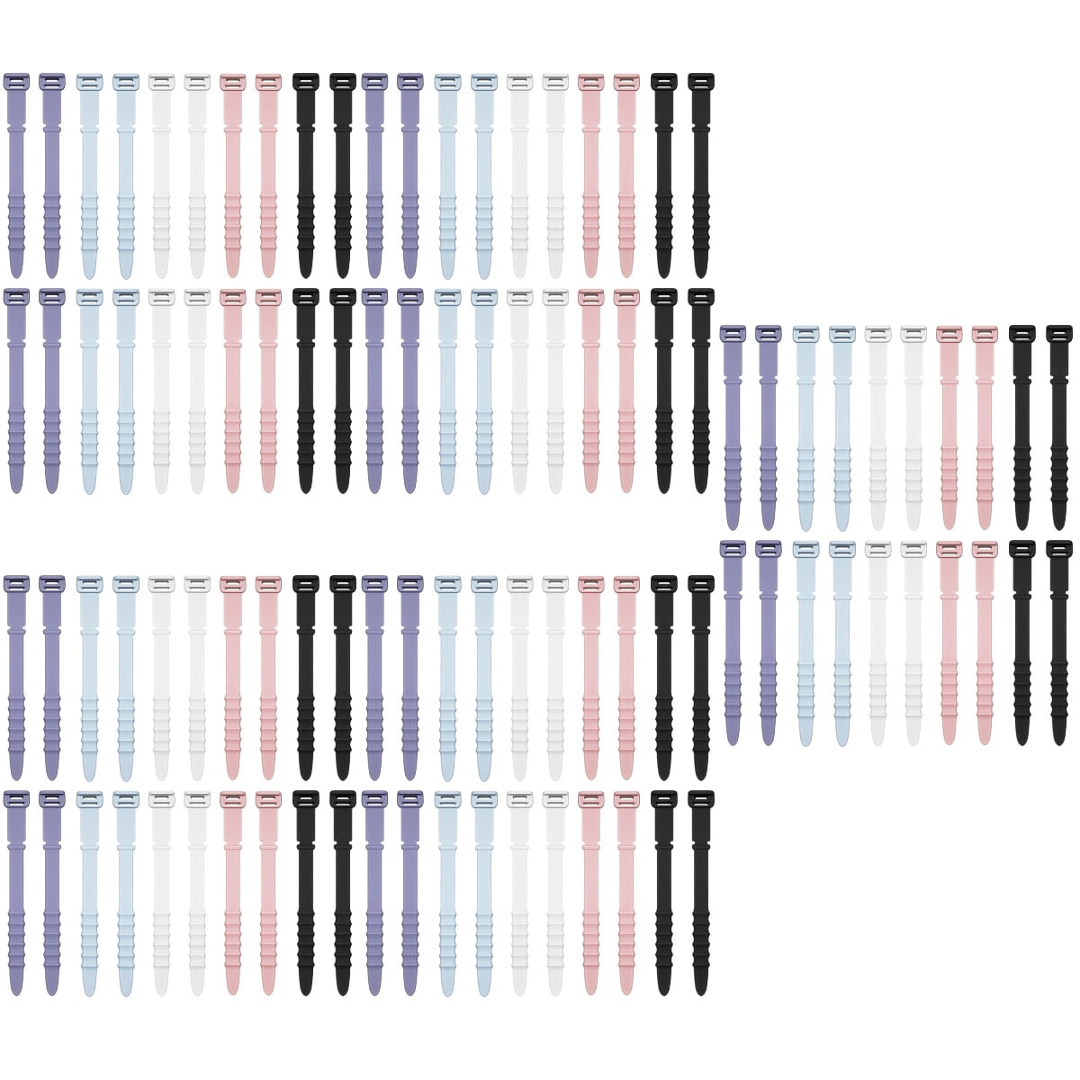 5 Count Cord Tape Cable Management Organization Holder Wire Organizer ...