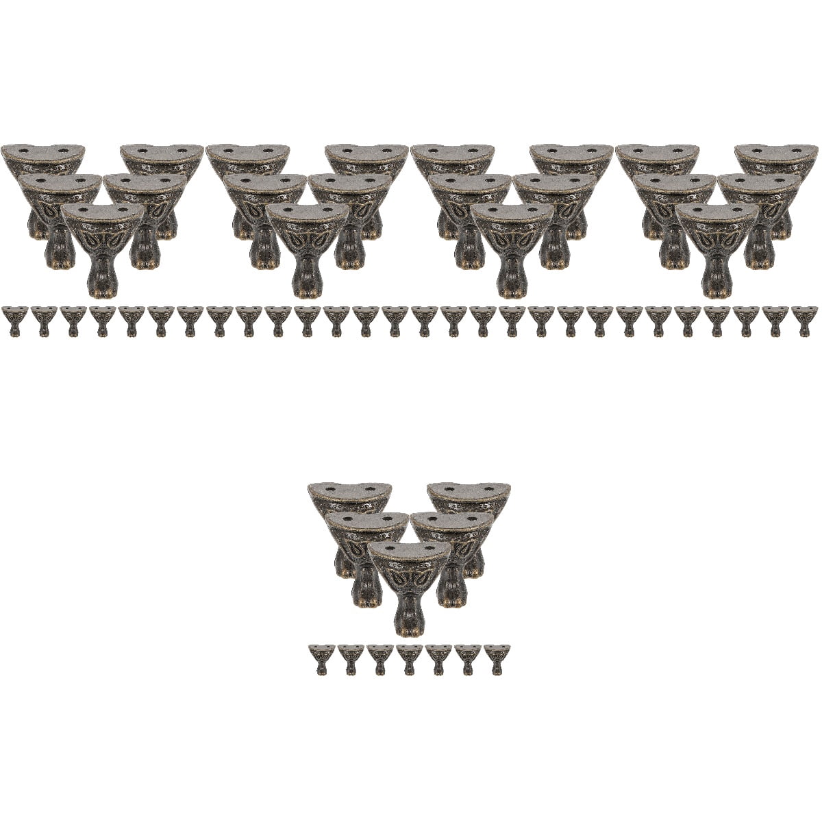 5-Pack Corner Guards for Furniture Legs, Cabinet Handle Protectors to ...
