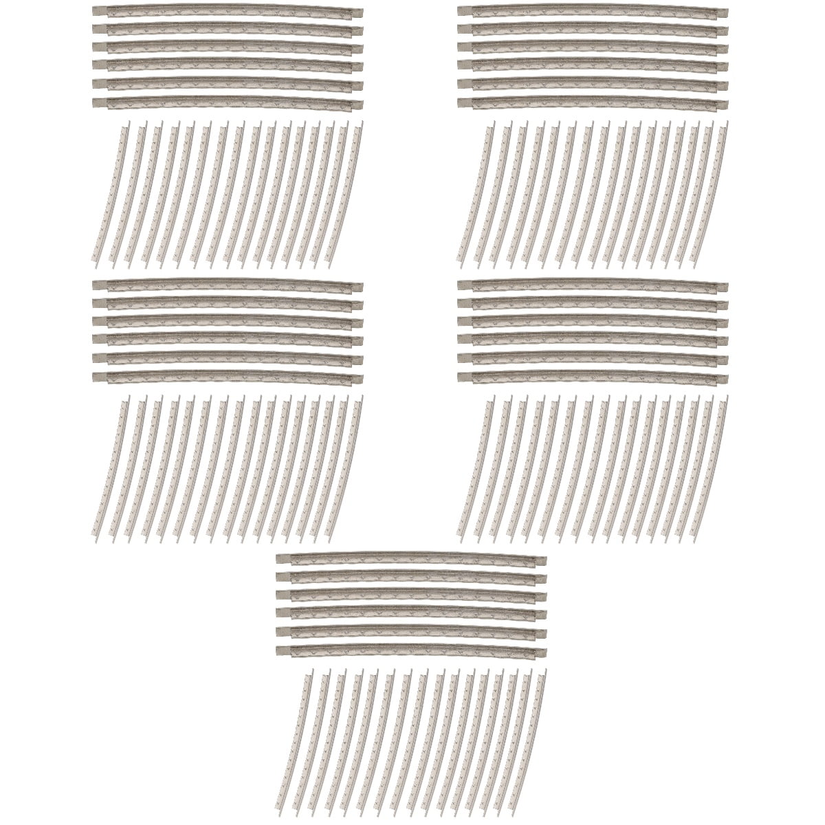 5 Count Electric Guitar Fret Replacement Standard Frets Double Silver ...