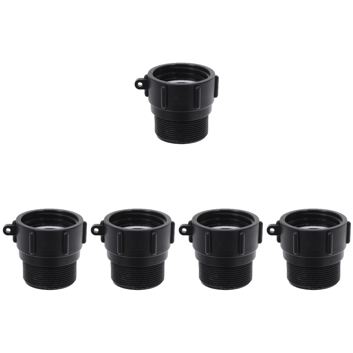 5 Count Electric Water Tank Connector IBC Tote Adapter Travel 9X9cm ...