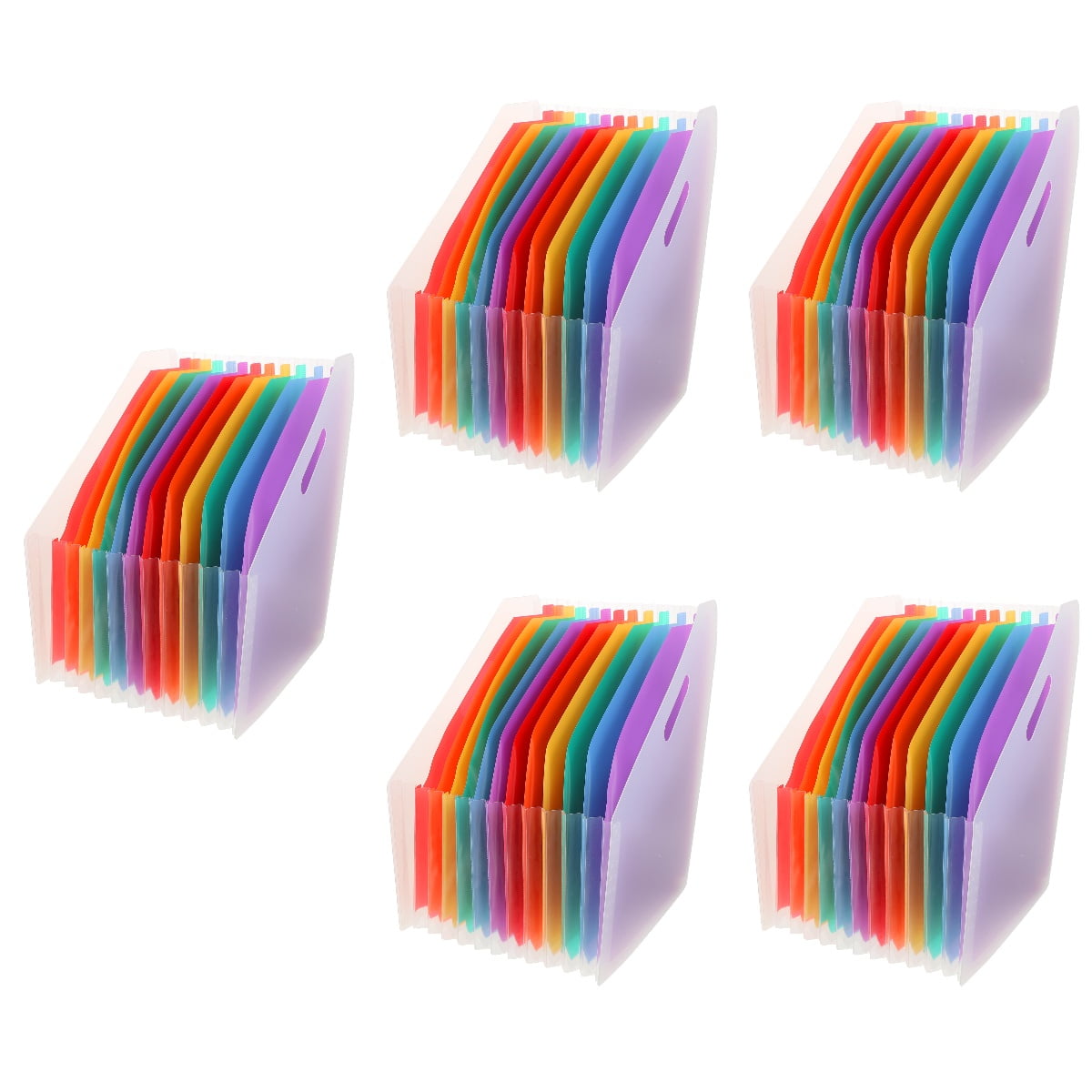 5 Count Filing Coupon Organizer Pack Folder Retractable Statement ...