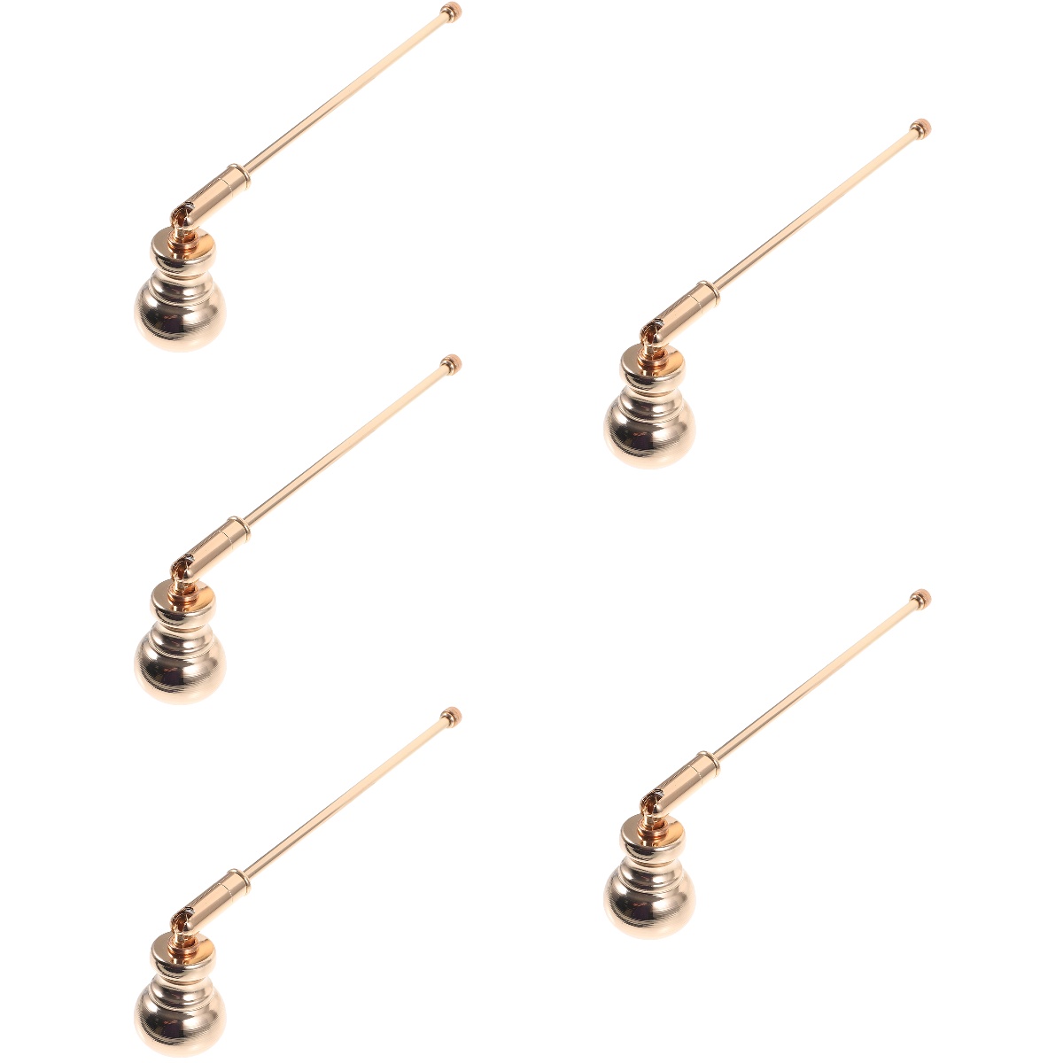 5 Count Flame Snuffer Fire Extinguisher Glasshouse Holder Golden ...