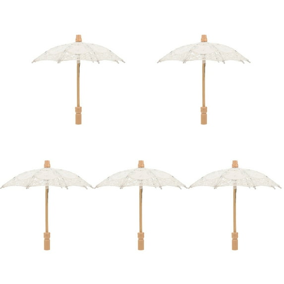 5 Count Goth Decor Lace Umbrella Beach Vacation Bride - Walmart.com