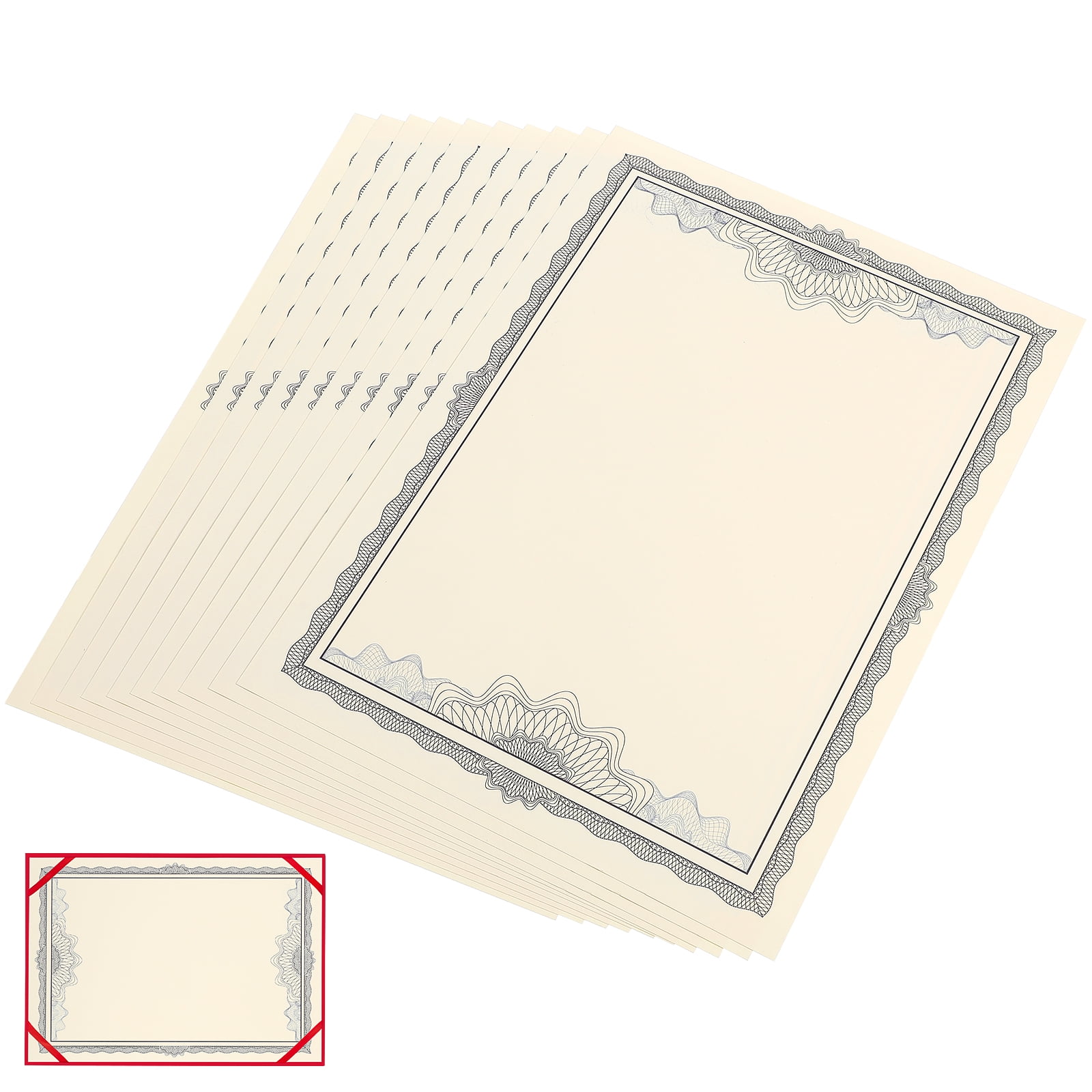 5 Count Graduate Certificate Paper Diploma Board Air Fluff Office ...