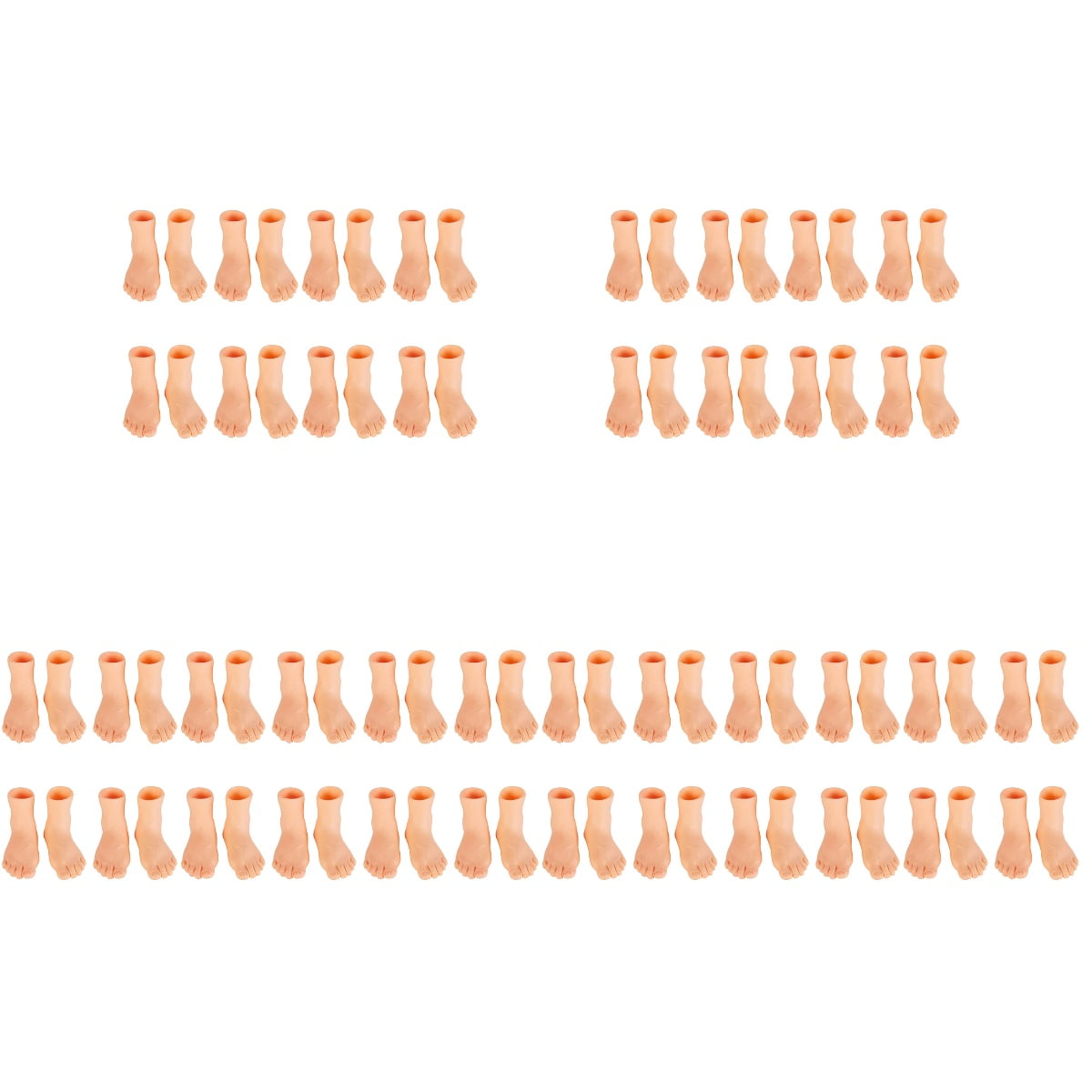 5 Count Hands Feet Funny Supplies Squirrel Finger Puppet Child ...