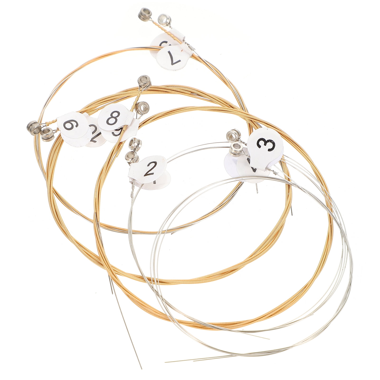 5 Count Harp Strings Lyre Guitar Cable Wrench Instruments Golden ...