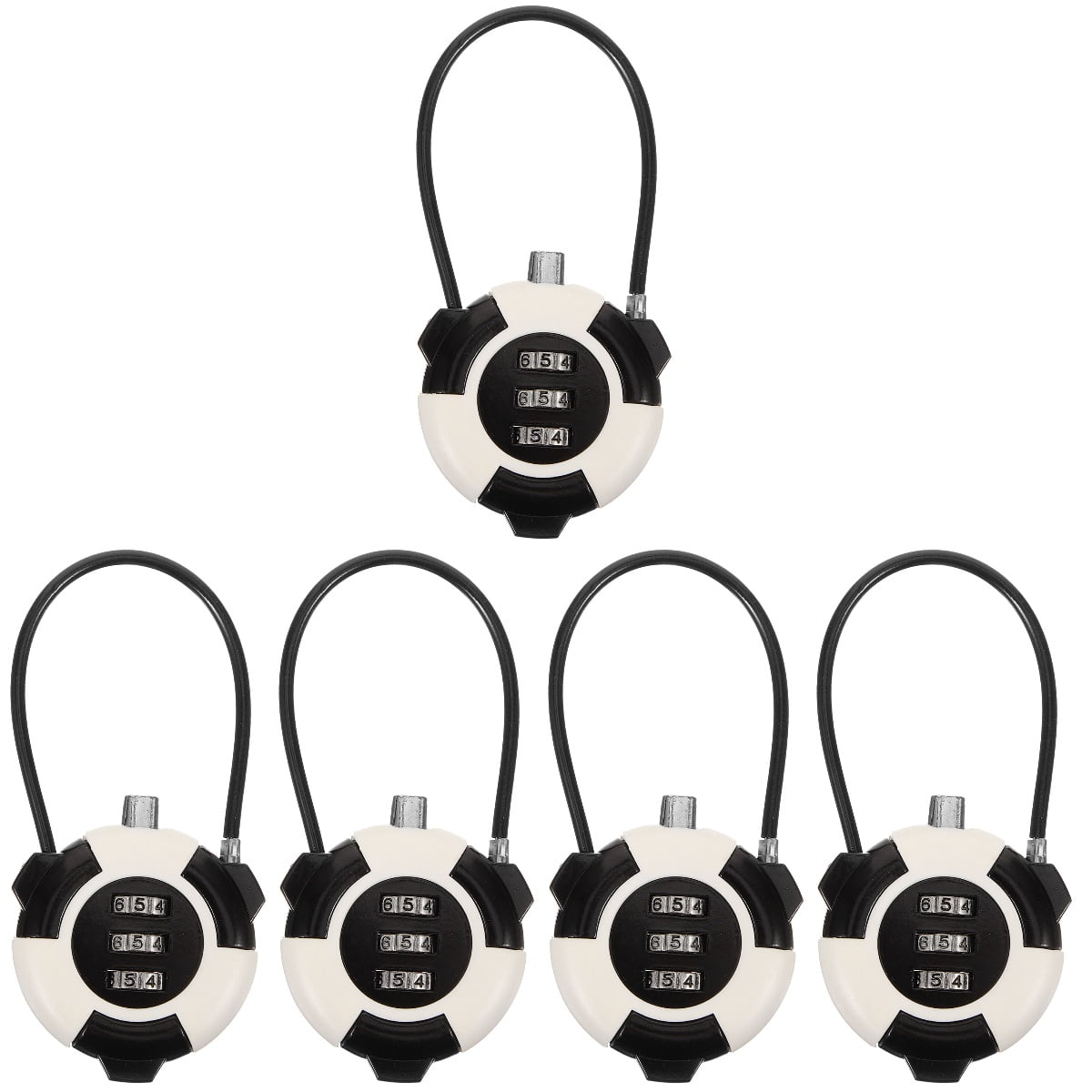 5 Count Home Cabinet Lock for Drawers Locks Cables Luggage Suitcases ...