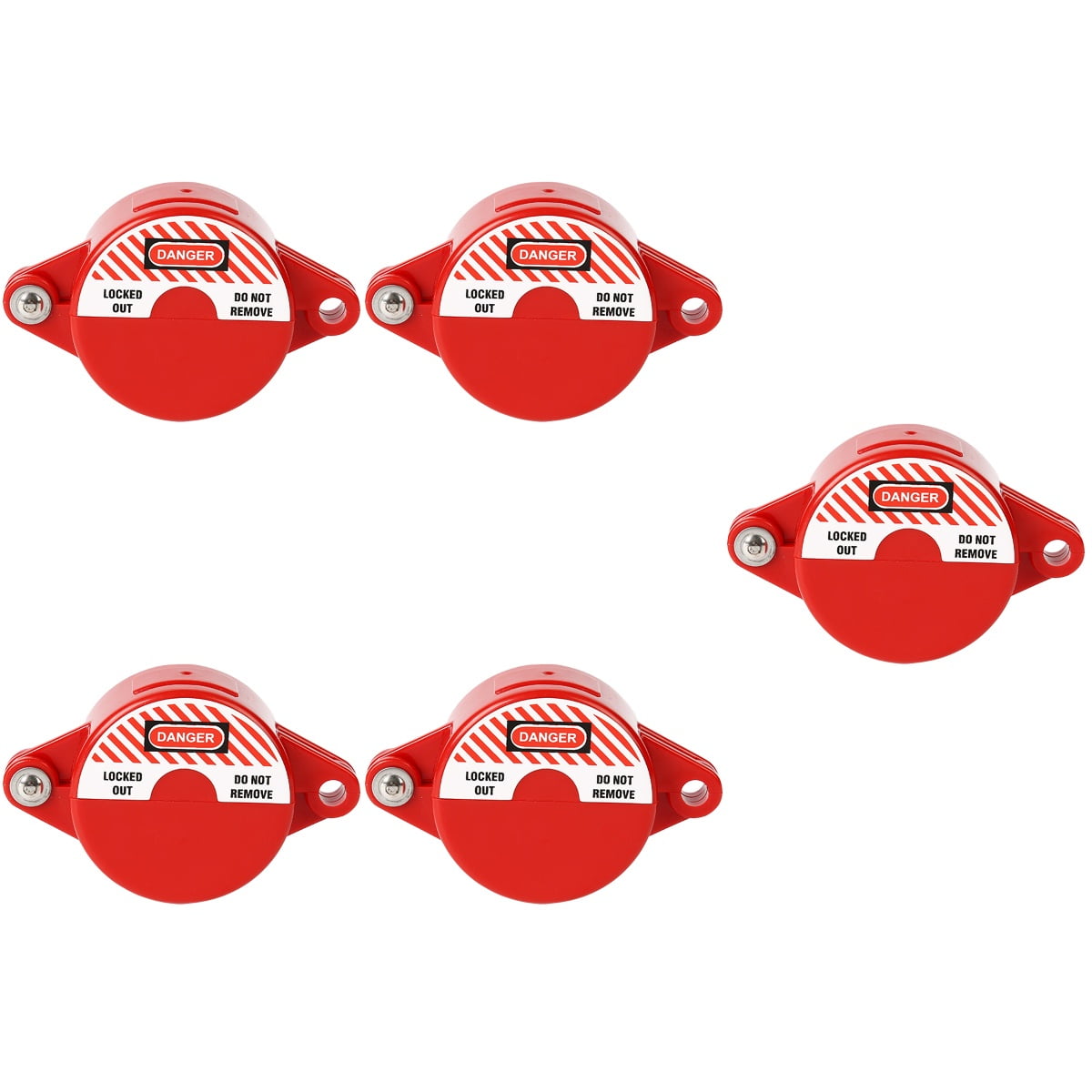 5 Count Key Bin Valve Locking Device 15x14.2cm Red - Walmart.com