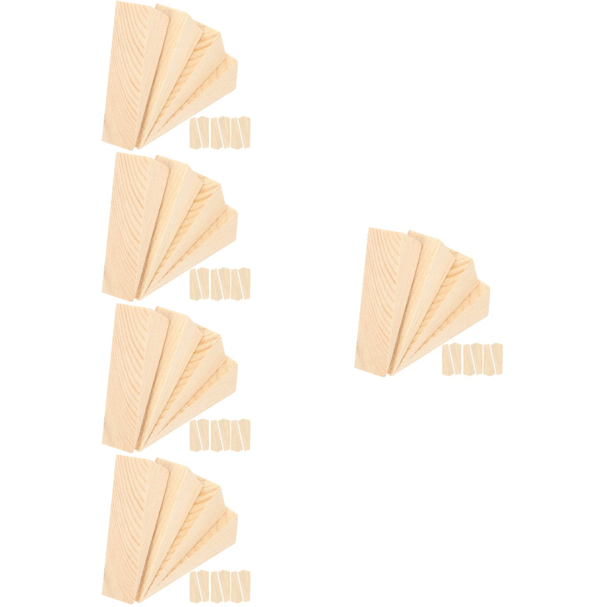 5 Count Knob Outdoor Wooden Stop Mat Floor Stops Stopper Silicone ...