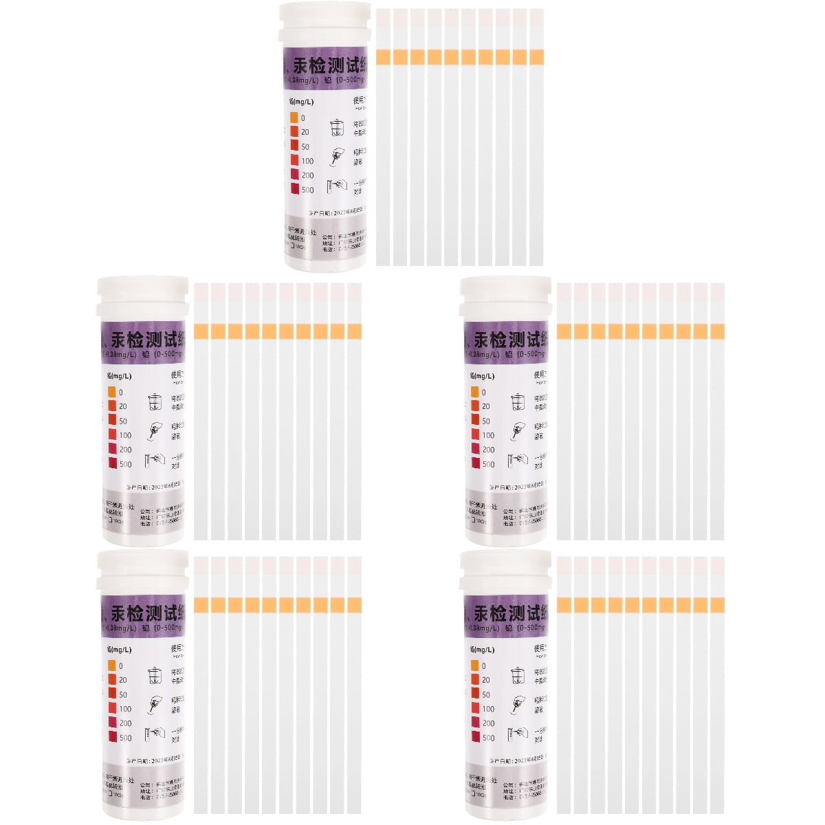 5 Count Lead and Detection Test Paper Paint Kit White Vinegar Cleaning ...