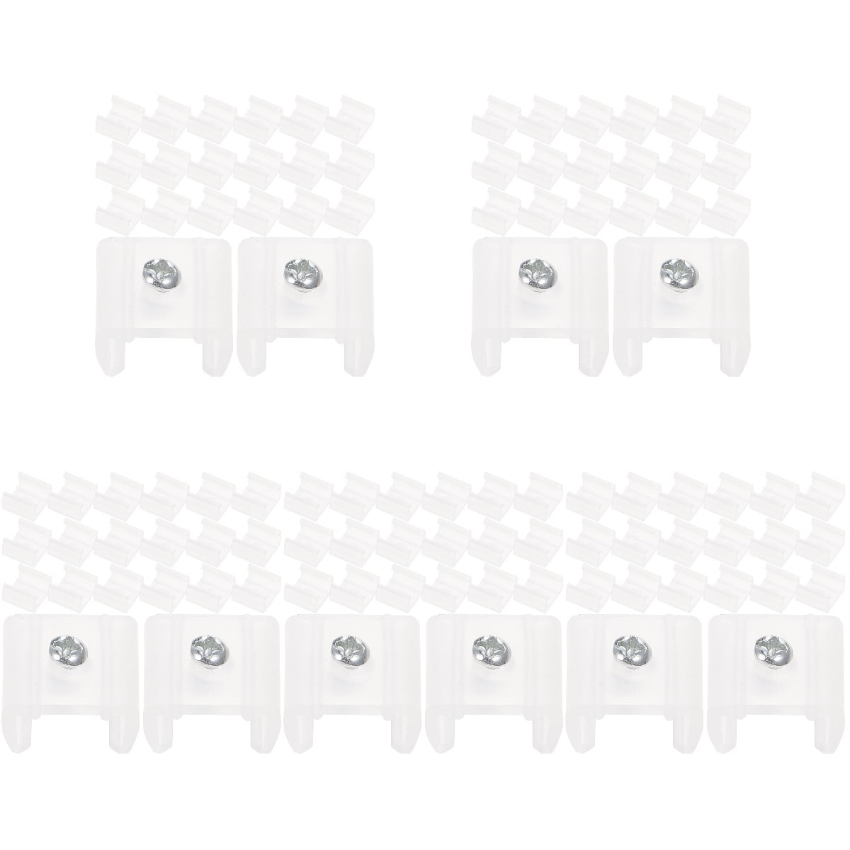 5 Count Light Strip Mounting Clip Silicone LED Bracket - Walmart.com