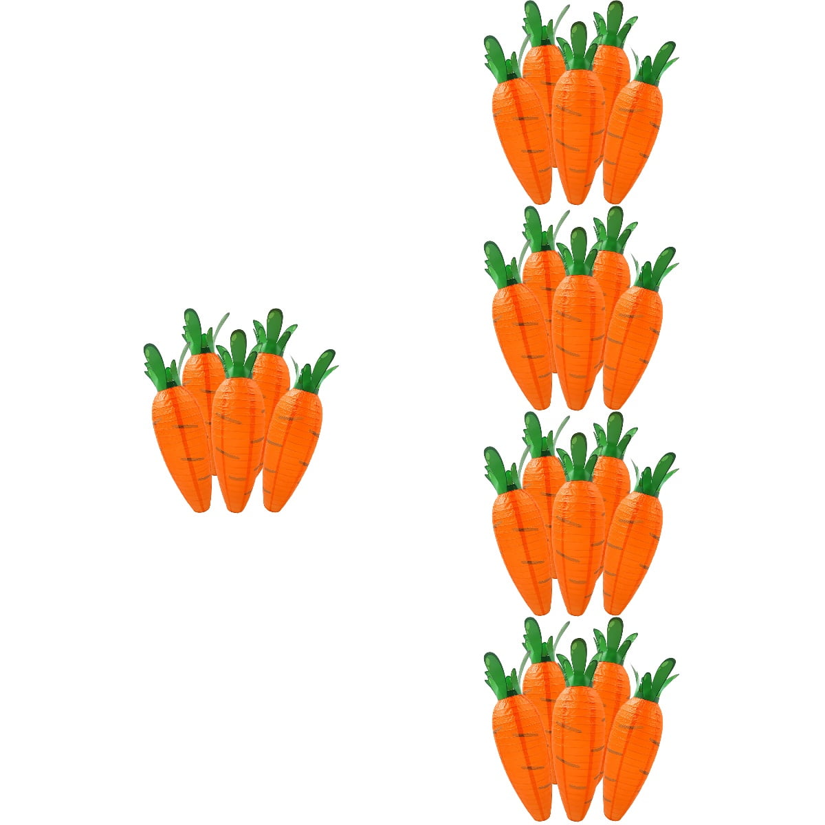 5 Count Lunar Year Decorations Paper Lanterns Baby Child 48.5X10CM ...