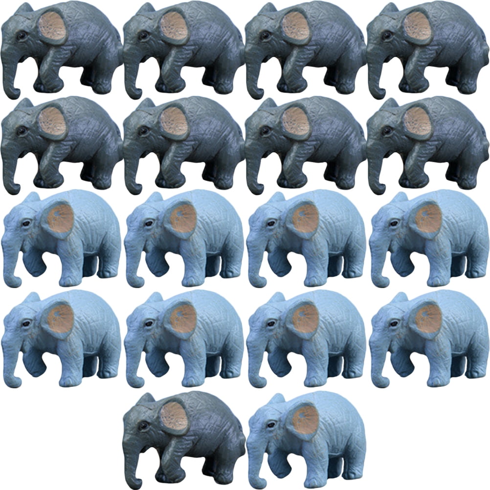 5 Count Mini Animals Figures Elephant Toy Giant Stuffed Child - Walmart.com