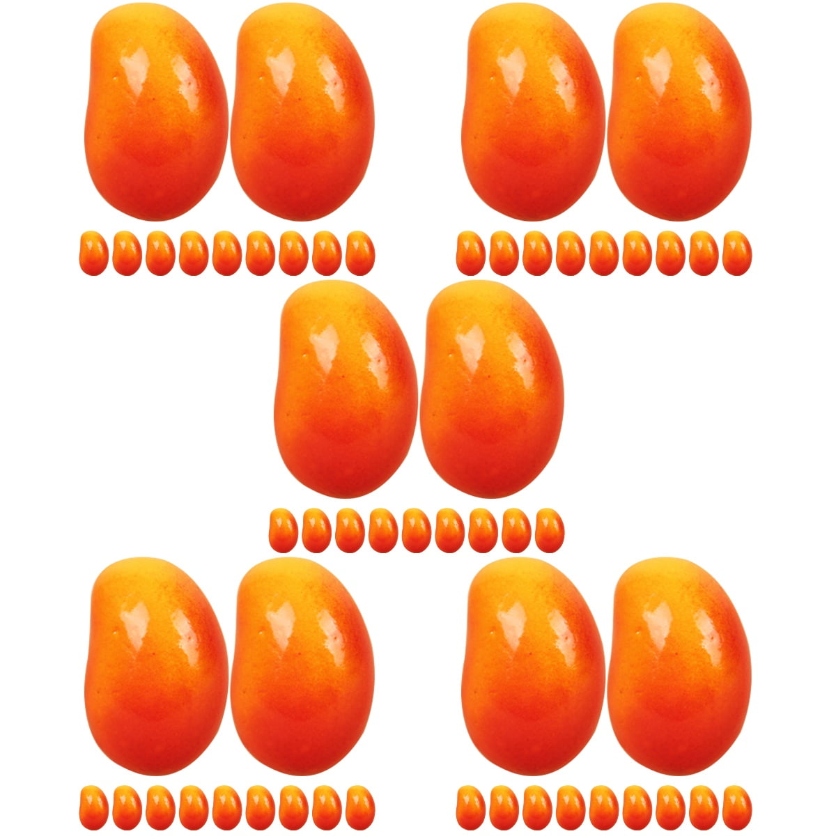 5 Count Mini Fruits Fake Hanging Plants Lemons Artificial Red - Walmart.com