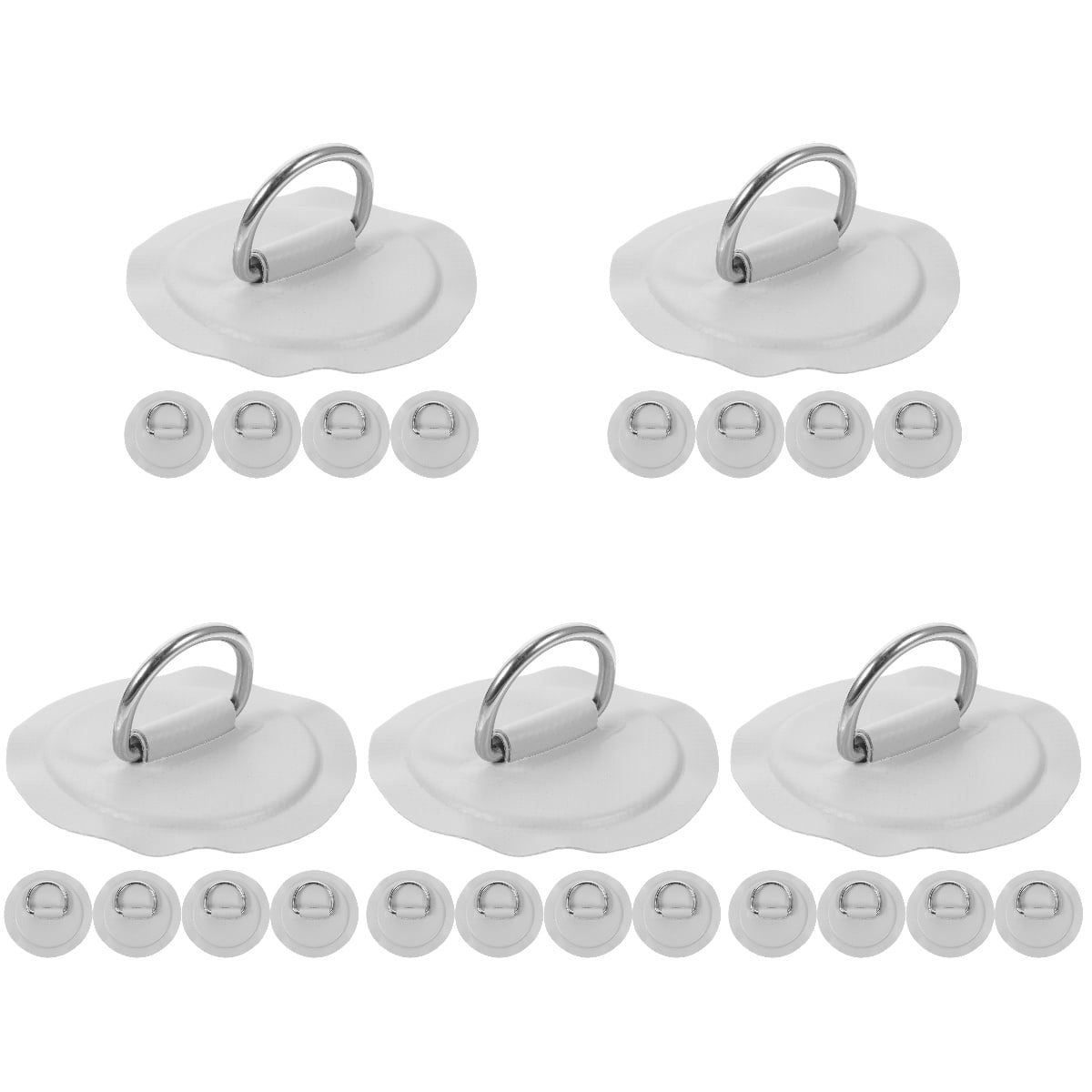 5 Count Paddle Board Ring Patches Paddles Rubber Boat Rope Buckle Kayak ...