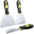 5 Count Paint Scraper Tool for Wood Drywall Scrapers Grout Filler Holes ...