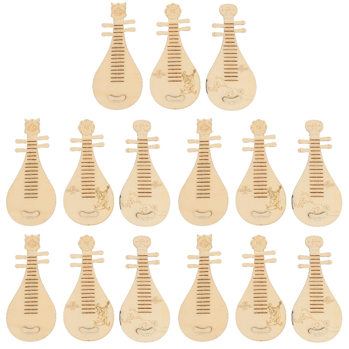 5 Count Painting Musical Instrument Smooth Surface Toy Child 33.00X15 ...