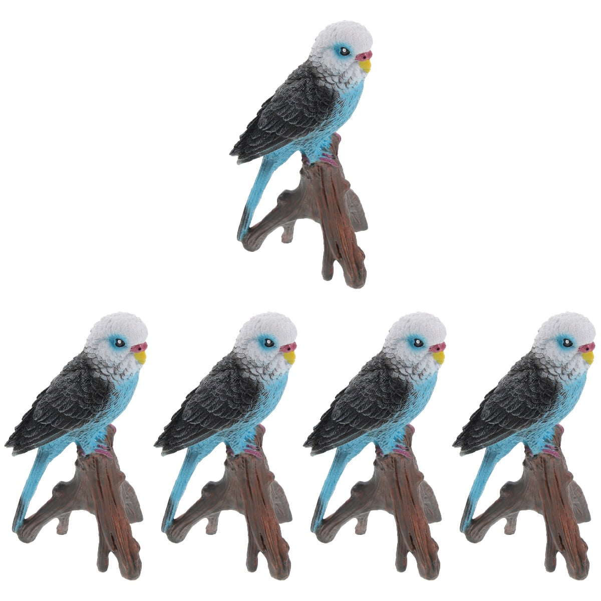 5 Count Parrot Model Mini Crow Hummingbird Birds Child Blue - Walmart.com