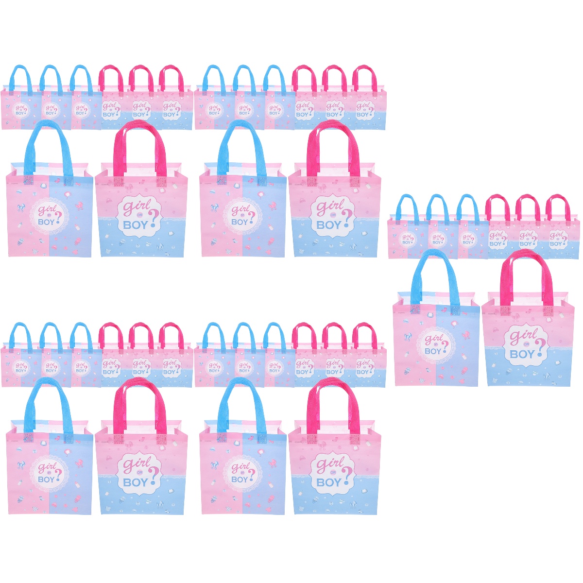 5 Count Party Favor Bags English Alphabet Bag Gift Bag Baby 23x22x11cm ...