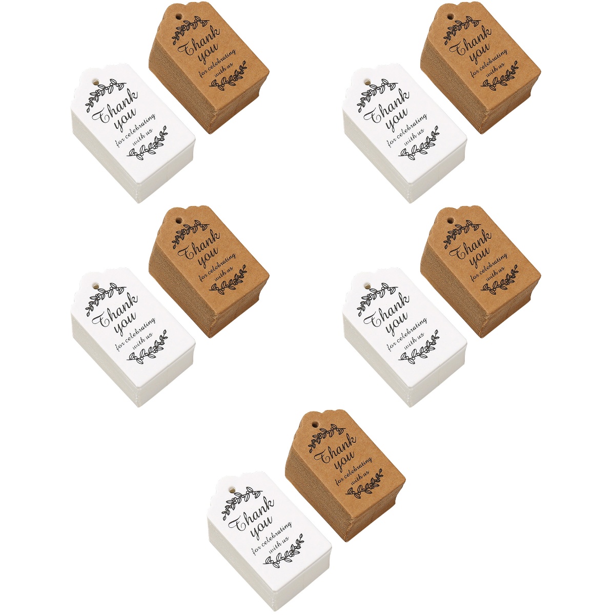 5 Count Party Favor Tags Label Wishing Tree Bride - Walmart.com