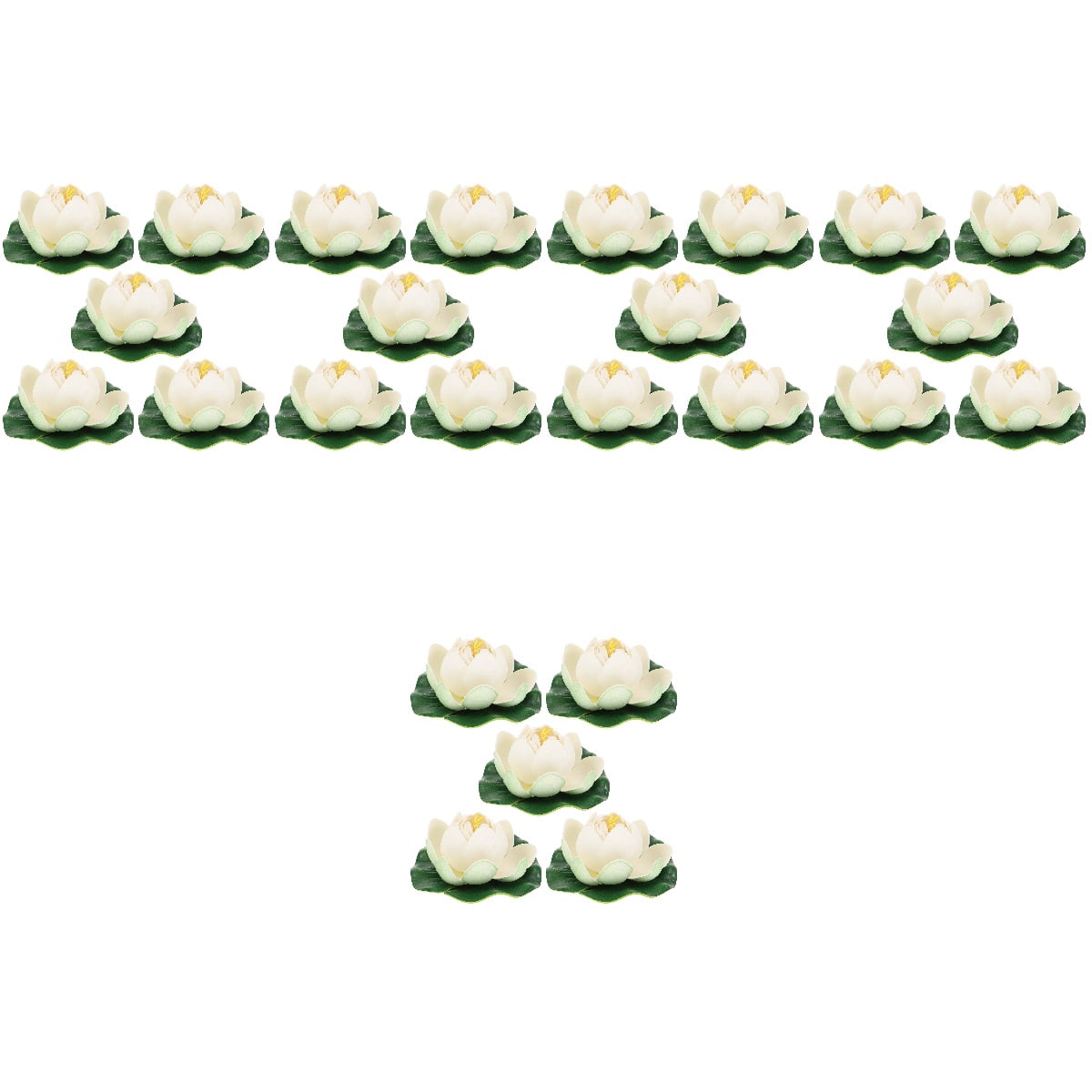 5 Count Pet Potty Simulation Lotus Leaf Pollution-free Pond Decoration ...
