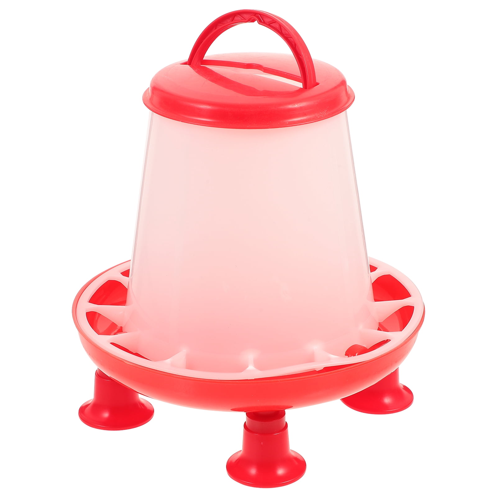 5 Count Plastic Poultry Cage Feeder Bird Chicken Holder Green - Walmart.com