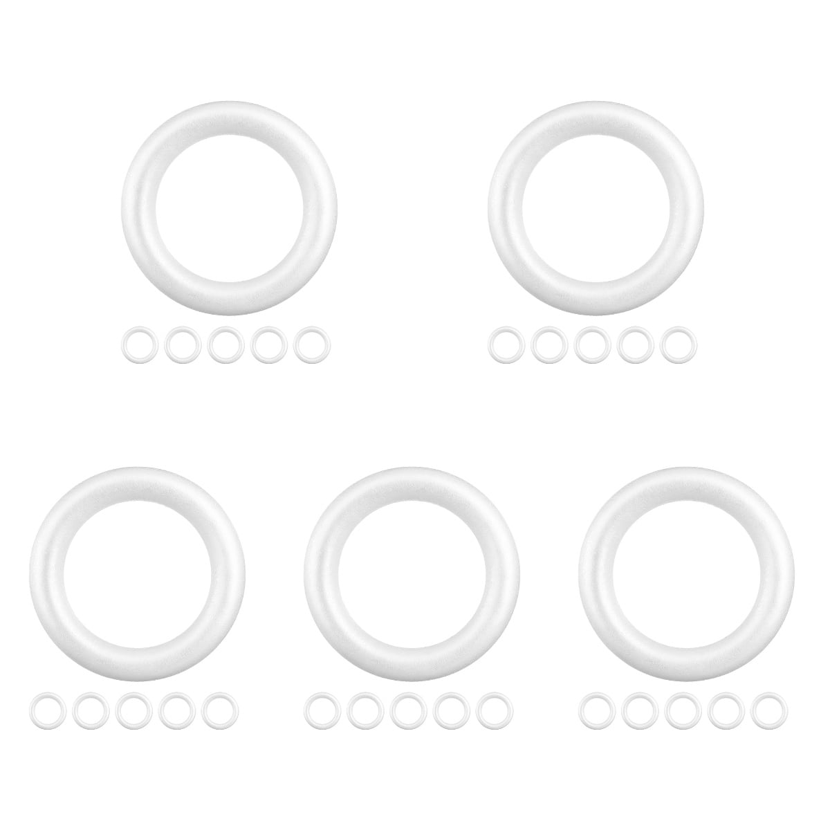 5 Count Polyurethane Round Floral Foam Blocks Ring - Walmart.com