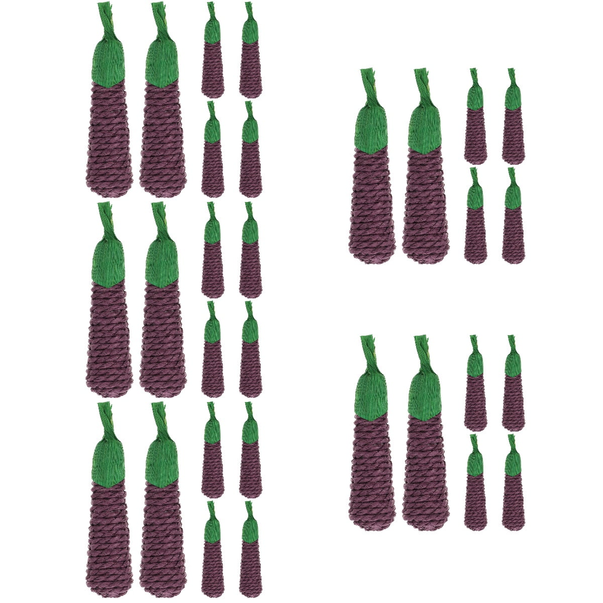 5 Count Rat Toy Chewy Straw Eggplant Pet Rabbit Gift - Walmart.com