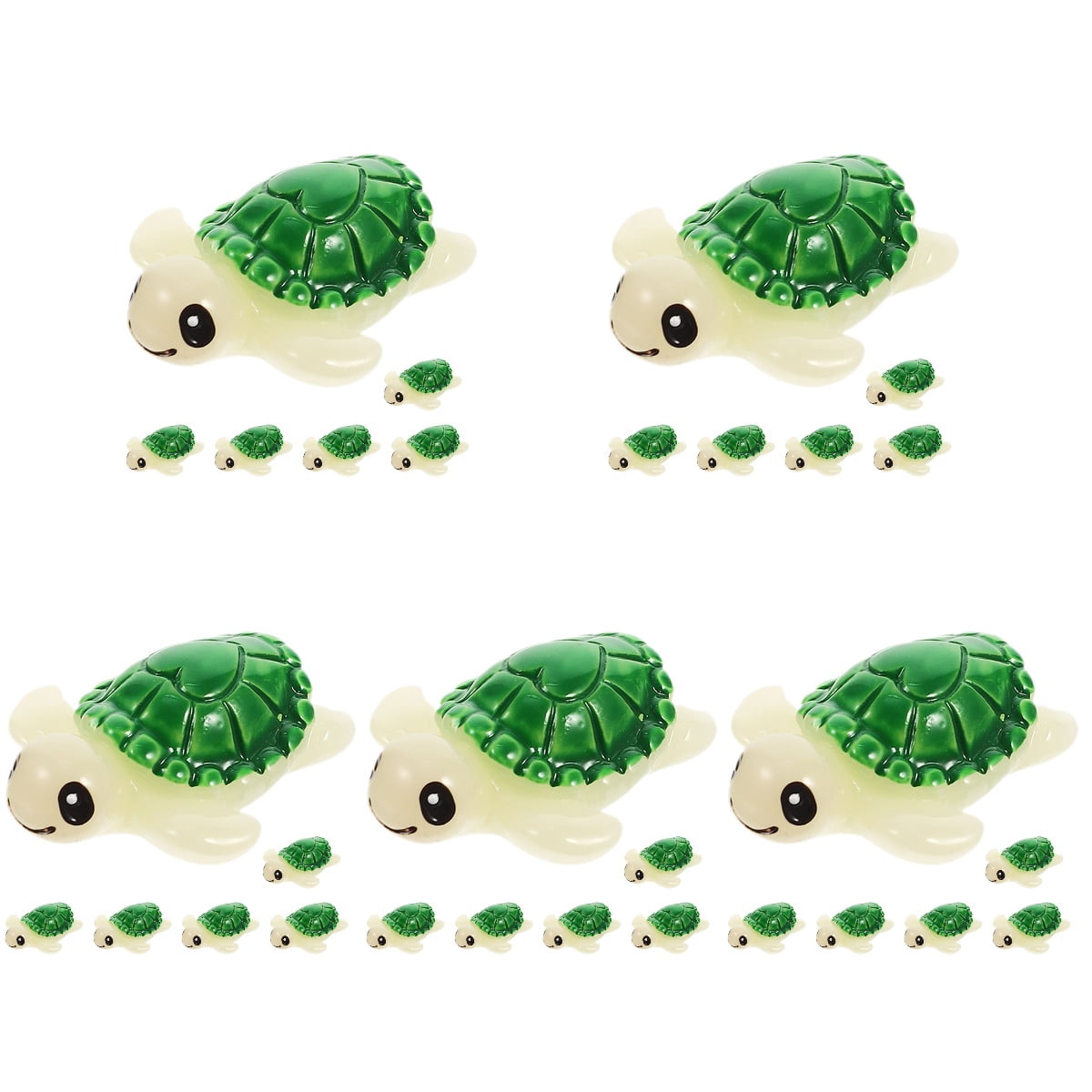 5 Count Reptile Tortoise Mini Turtle Model Miniature Figurines Figures ...